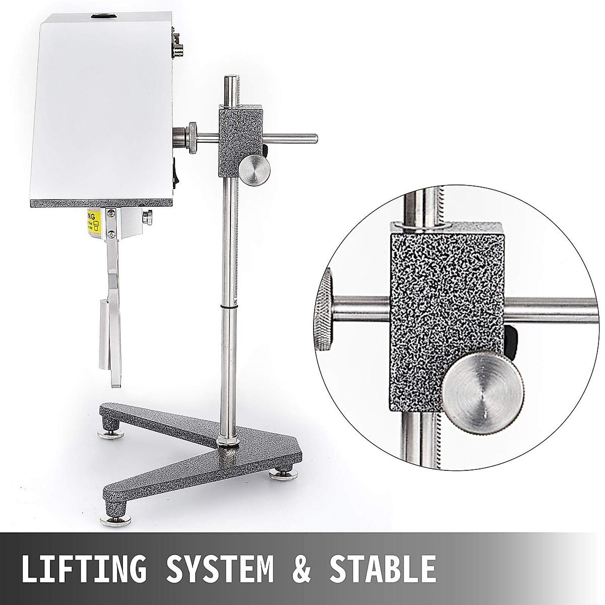 VEVOR Digital Viscometer 1-100000 mPa.s Digital Rotary Viscometer NDJ-9S Fluidimeter Tester Meter Accuracy Plus or Minus 2% Newton Liquid Viscometer Digital Portable (NDJ-9S)