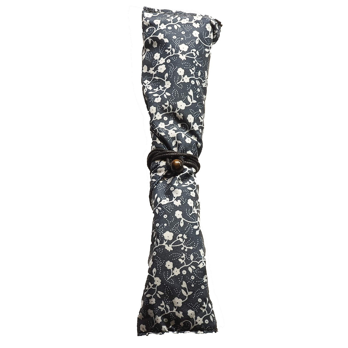 Premium Wooden Bamboo Spoon and Fork Set - w/Cotton Pouch - Bpa Free - Food safe 100% - Made from Organic Bamboo - Reusable - Serving utensils - Salad - Medium Size - 9.5 inches