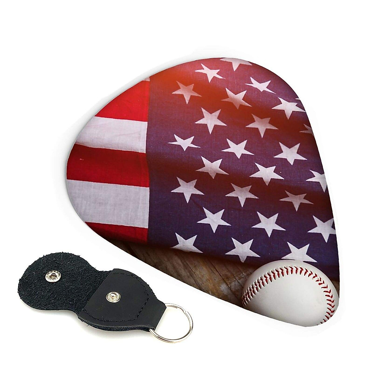 Custom Guitar Picks 6 Pcs, Personalized Add Your Image Text Light Medium Thin Unique Guitar Gift For Bass, Electric & Acoustic Guitars… (0.71mm)