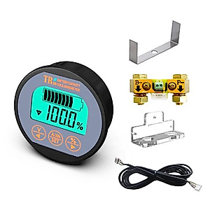 AiLi Voltmeter Ammeter Voltage Current Meter Voltmeter Ammeter 100V 350A Caravan RV Motorhome 999 AH