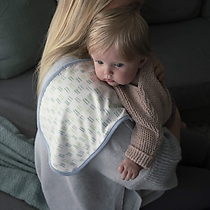 Ingenuity Easy Eater 3-Pack Soft Absorbent 100% Cotton Terry Baby Burp Cloth 19" x 8" - Kodi