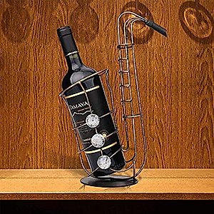 Iron Wine Holder Solid Wood Folding Wine Racks Foldable Wine Stand Wooden Wine Holder Home Organizer Rack J1111, PIBM