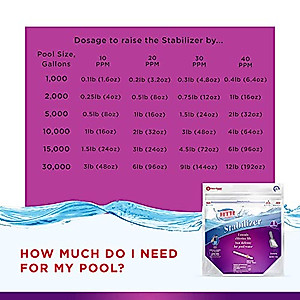 HTH 67044 Stabilizer Swimming Pool Defender, 4 lbs