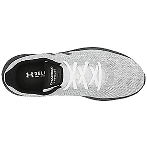 Under Armour Men's Charged Impulse 2 Knit Road Running Shoe, White (100)/Black, 15