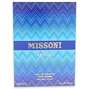 Missoni Missoni Wave Men EDT Spray, 3.4 Fl Oz (Pack of 1)