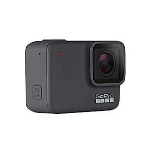 GoPro HERO7 Silver Waterproof Digital Action Camera with Touch Screen 4K HD Video 10MP Photos (Renewed)