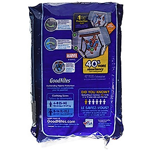 GoodNites Bedtime Underwear Marvel Boys S/M 14 CT (Pack of 4)