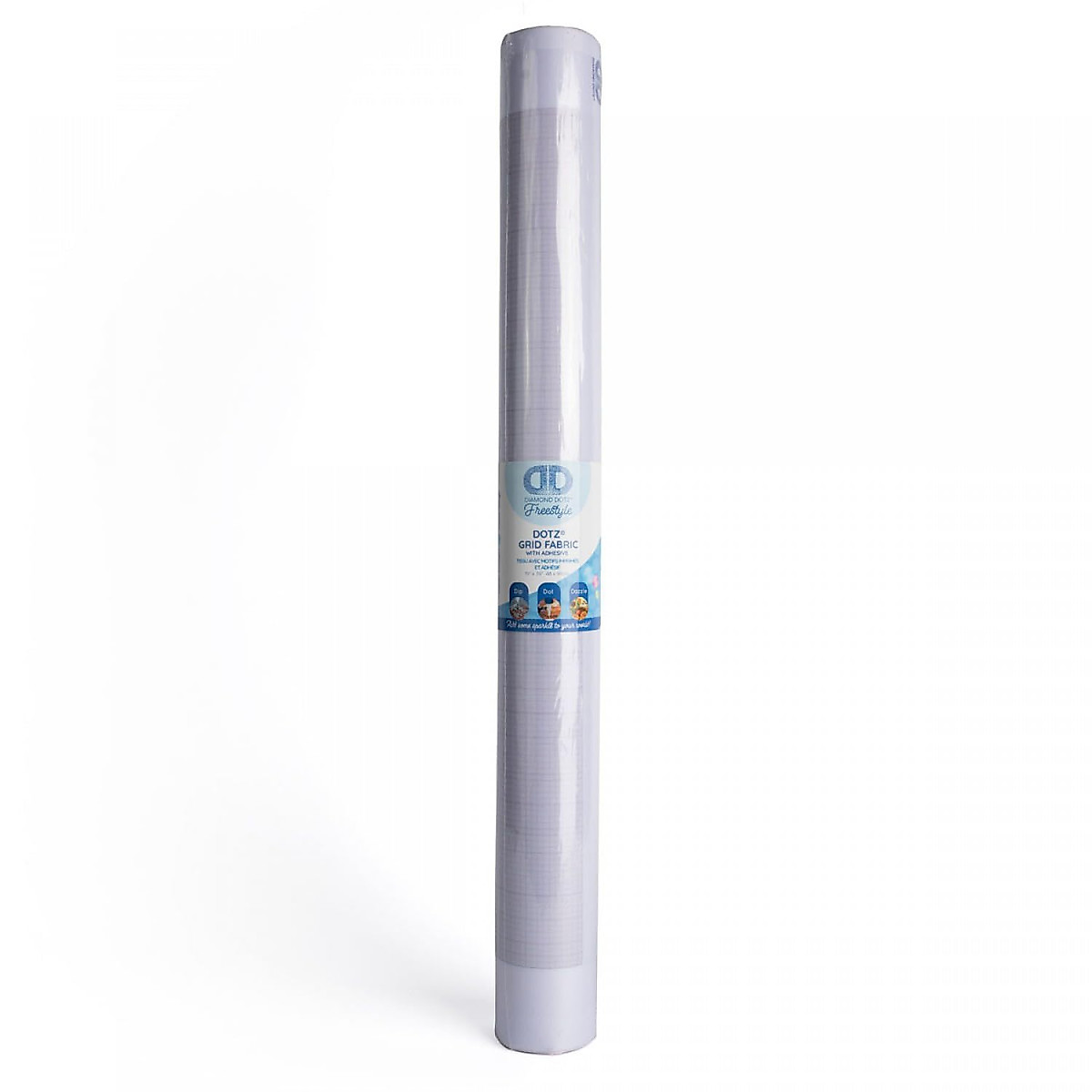 DIAMOND DOTZ ® - Fabric ROLL - Grid with Adhesive 48 x 99cm (19 x 39 in)(Fabric Size), Diamond Painting Canvas, Diamond Painting Paper, Diamond Dotz Accessories and Tools, Diamond Dotz Supplies