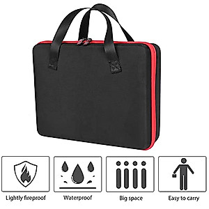 Khanka Hard Battery Storage Box Holder, Carrying Case Replacement for Milwaukee M12 M18 18V Battery and Charger - Holds 12V M18 18V 2.0/3.0/4.0/5.0/6.0/6.5/8/9.0/12.0-Ah Battery, Charger (Case Only)