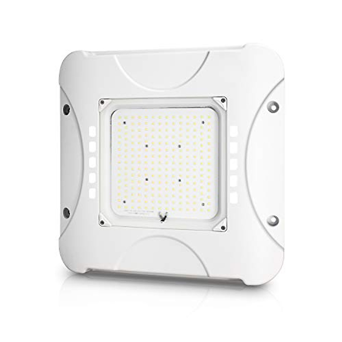 BBMI 150W LED Canopy Light, 20250LM 5000K Daylight White, 100-277VAC, Commercial Gas Station, Street, Area & Outdoor Lighting, LED Parking Garage Lights, DLC-Qualified & ETL-Listed (White).
