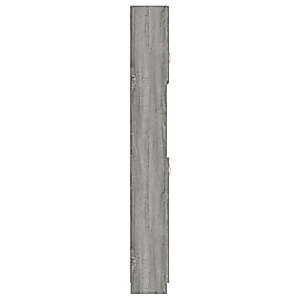 vidaXL Bathroom Cabinet Gray Sonoma 12.6"x10"x74.8" Engineered Wood