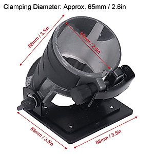 ViaGasaFamido Trimming Machine Fixed Base Adjustable Angle Woodworking Trimmer Router Base Aluminum Alloy Woodworking Accessories for Slotting Trimming Carving