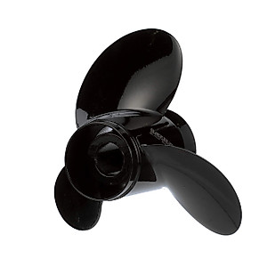 Quicksilver Black Diamond 3-Blade Aluminum Propeller, 10.6 dia x 12 pitch, Right Hand