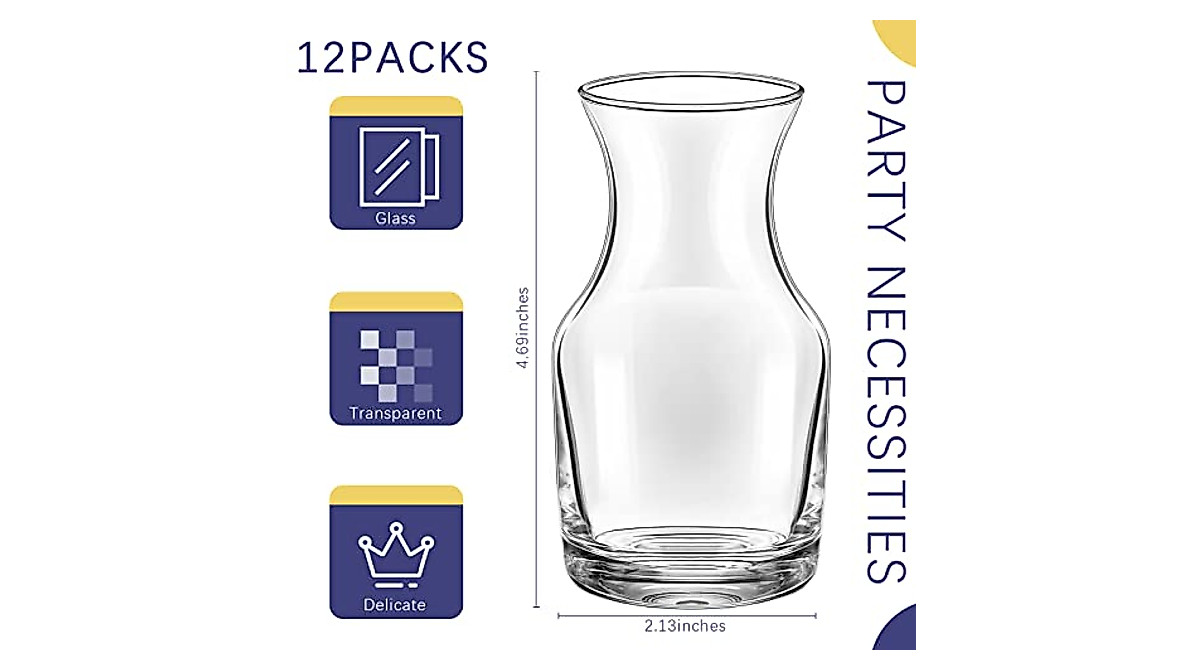 Mini Wine Carafes - Perfect for Parties and Tastings