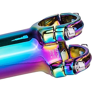 ZECHAO Mountain Road Bike Stem,Polished Colorful 7/17 Degree 60 70 80 90mm High-Strength Lightweight Fit 31.8mm Bike Handlebar XC AM Bike Stem (Color : 7 Degree, Size : 100mm)