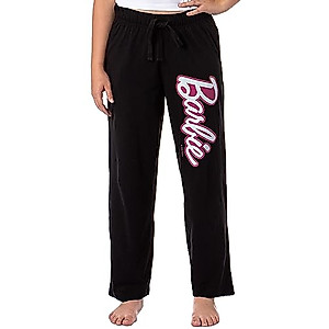 Mattel Womens' Classic Barbie Logo Icon Print Sleep Pajama Pants (XX-Large)