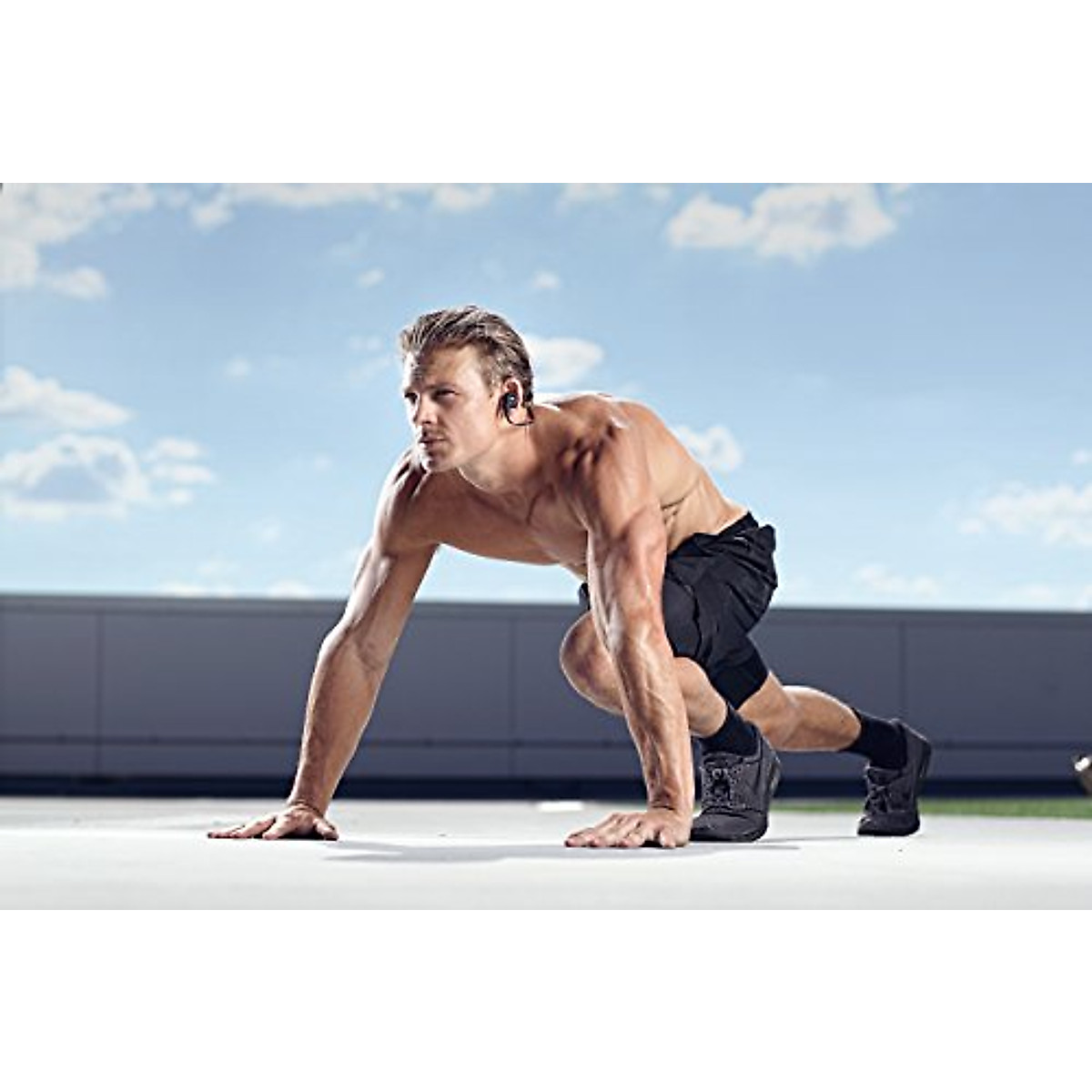 BlueAnt - Pump Lite HD Wireless Sportsbuds, IP54 Sweat-Proof, Siri and Google Integration (Black)