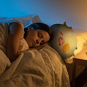 Mewaii Squishy Cloud-Like Softness, Trending Kawaii Lemon Cow Mushroom Plush Pillow, A Must-Have Collectible for Young Adults, Perfect for Kids, Toddlers Girls, Stuffed Animal Decor (8")