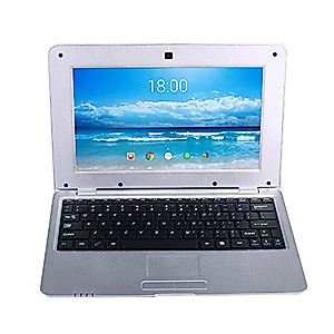 Goldengulf 10.1 Inch Portable Quad Core 8GB Computer Laptop PC Android 6.0 Mini Netbook Slim and Lightweight Notebook Webcam Netflix YouTube Google Player Flash (Silver)
