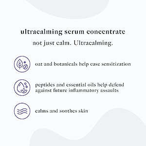 Dermalogica Ultracalming Serum Concentrate (1.3 Fl Oz) Face Serum for Sensitive Skin with Evening Primrose Oil - Calms and Soothes Inflamed Skin, 1.3 Fl Oz (Pack of 1)