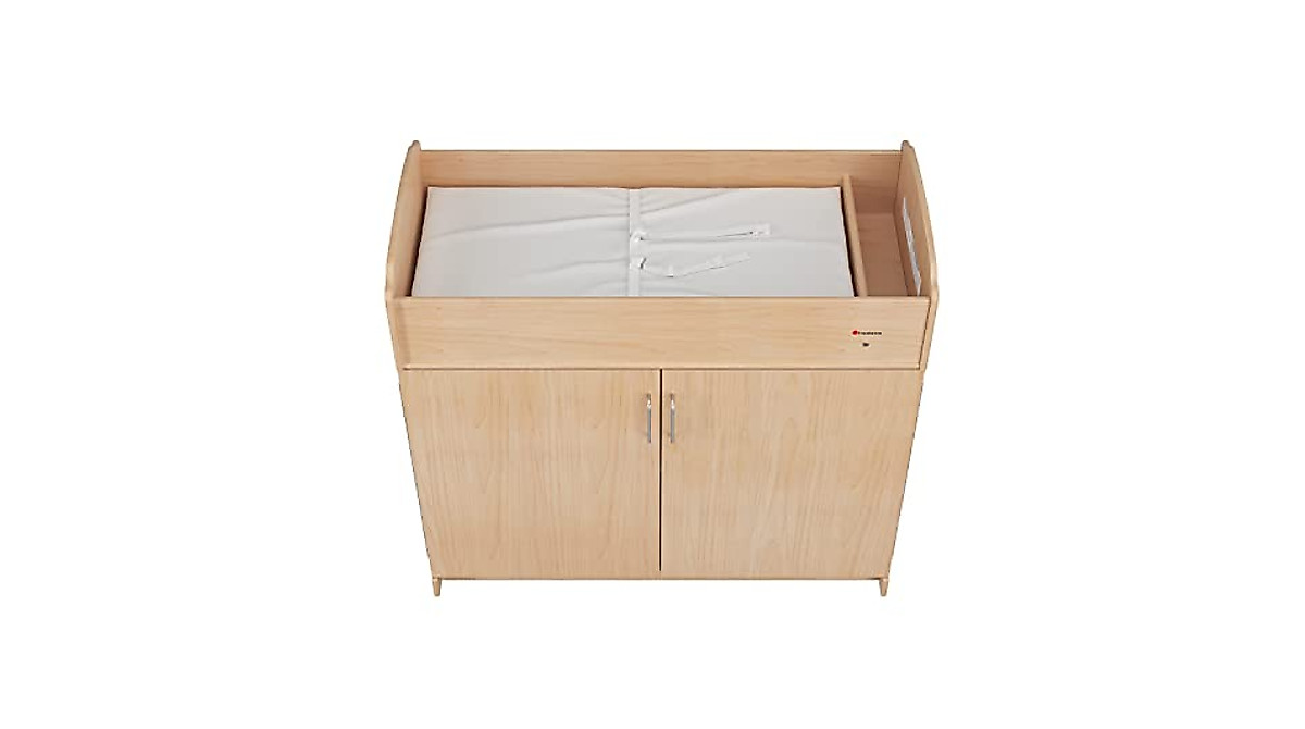 Foundations Serenity Daycare Changing Table with Storage Cubbies, Baby ...