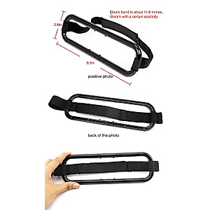 Tianmei Auto Accessories Car Sun Visor Tissue Box Holder Paper Towel Napkin Box Cover Seat Back Bracket Portable Car Mount Organizer (Black)