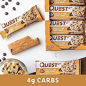Quest Protein Bar Chocolate Chip Cookie Dough, 2.12 Ounce