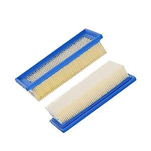 Kvjicdo 691643 Air Fil-ter Compatible with B&S 176400 19B400 19E400 192400 196400 226400 Ge-nerac 0691643, 1691643, 691643 and JD AM34093 (2 Pack)