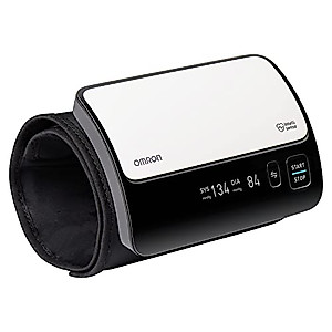 OMRON Evolv Bluetooth Wireless Upper Arm Blood Pressure Monitor with Portable, One-piece Design – Works with Alexa