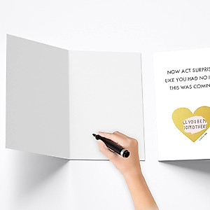 Funny Godmother Proposal Scratch Off Card, Scratch Off Will You Be My Godmother Card, Now Act Surprised Godmother Request