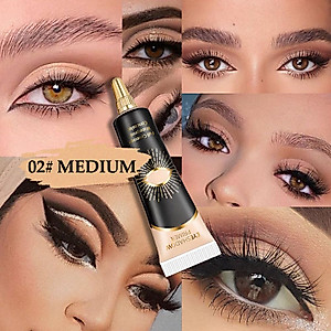 12ML Eyeshadow Primere MEDIUM Color,Eyeshadow Base Cream Base For Eyeshadow Concealer Eyeliner Cream Concealer Eye Base For Eyeshadow (02)