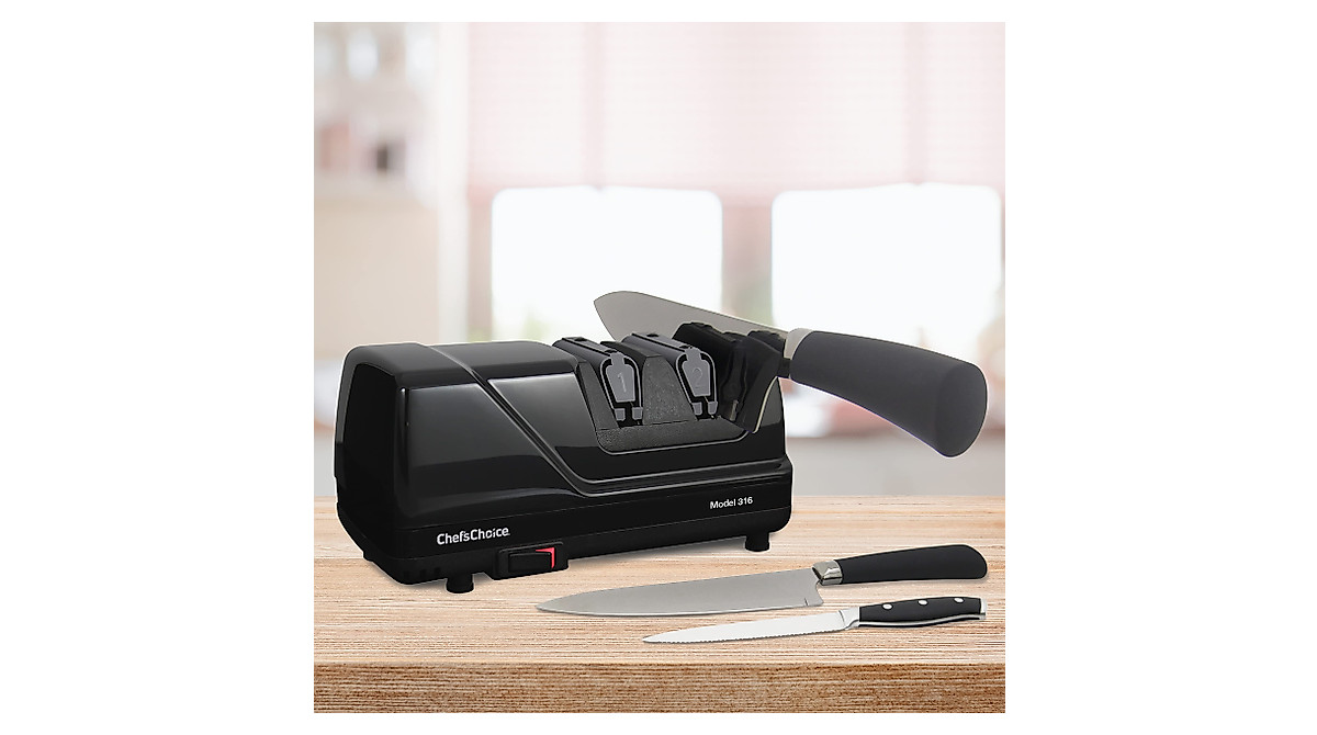 Chef'sChoice 316 Diamond Hone Sharpener for 15° Knives | Precise, Easy ...