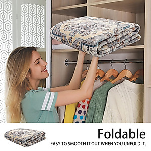 8x10 Washable Area Rugs, Boho Rug with Non-Slip Backing Non Shedding Rugs for Living Room Bedroom Kitchen Entryway Distressed Vintage Low Pile Rug (8 x 10 Brown Multi)