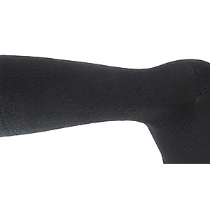 Fitliva Teen Juniors High Knee Athlete Long Tube Sports Socks (3Pack-Black)