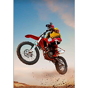 Wzquisite Motorcycle Helmet Camera, Bike Video Camera- 1080p Sports Action Camera 120° Wide Angle Camcorder Waterproof with Handle Brackect,32G SD Card