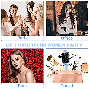 Hot Air Brush, 4 in 1 Hair Dryer Brush & Volumizer, One Step Blow Dryer Suitable for Straight and Curly Hair, Ceramic Coating Achieve Salon Styling at Home 1200W