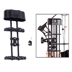 Huntinghome Universal Archery Quiver, 5 Slot Quick Release Bow Holder for Compound Bow and Recurve Bow