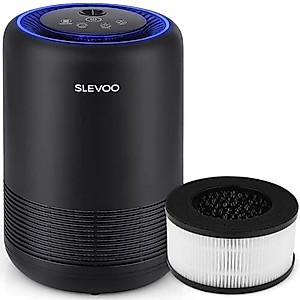 Air Purifiers for Bedroom Pets Smokers in Home, H13 True HEPA Filter Air Cleaner for 215 ft² Coverage & Filter Replacement for BS-01