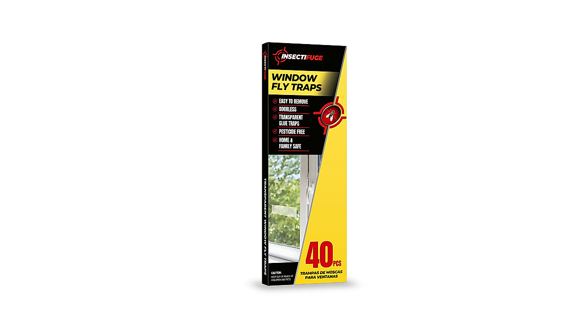 Insectifuge 40Pcs Indoor Fly Traps - Non-Toxic & Effective