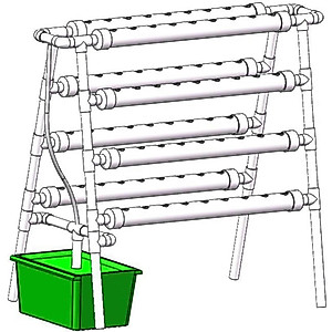 Hydroponics Growing System Three-Dimensional Shelf Double-Sided Pipe Soilless Cultivation Equipment Balcony Planting Vegetables Hydroponic Vegetables Circulating Hydroponic Machine Indoor Ga