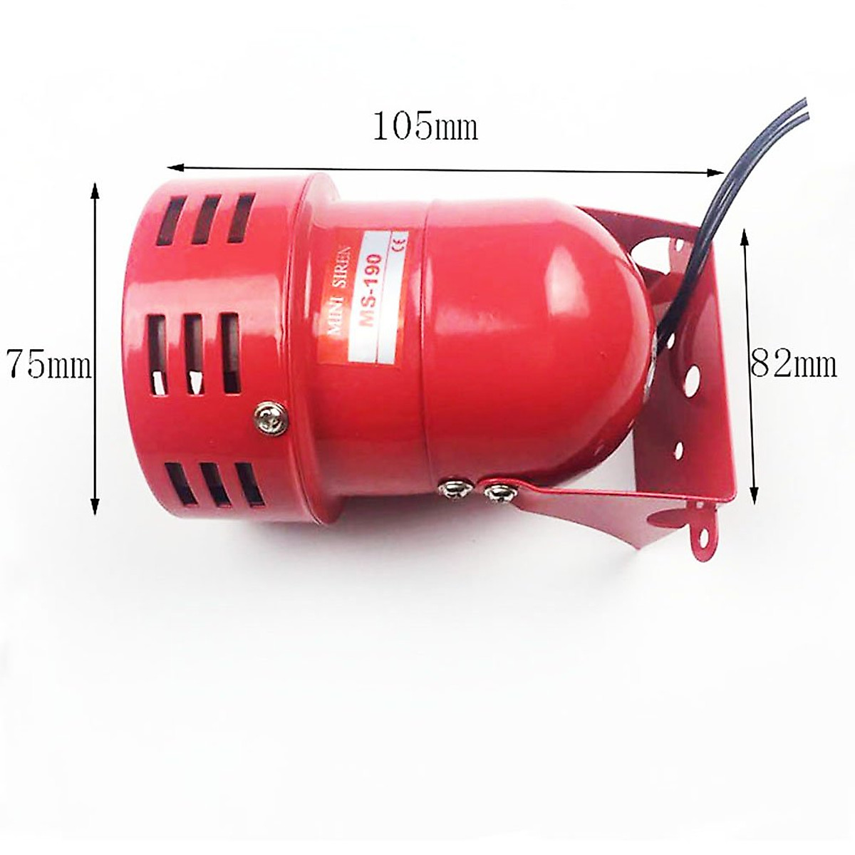 BAYM® AC 110V Horn 120dB MS-190 Industrial Motor Alarm Bell Siren Horn Sound Buzzer Alarm