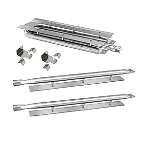 Kalomo Gas Grill Burner Gas Grill Replacement Parts Stainless Steel Pipe Tube for Select Viking VGBQ 30 in T Series, VGBQ 41 in T Series, VGBQ5304RE, VGBQ5304RT, VGBQ4103RE, VGBQ4103RE1 Models