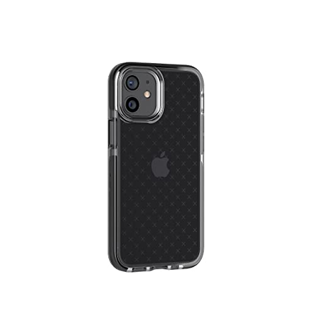 tech21 Evo Check Phone Case for Apple iPhone 12 and 12 Pro 5G with 12 ft Drop Protection, Smokey/Black