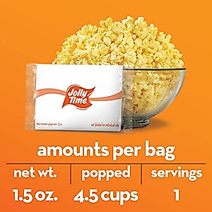 Jolly Time Blast O Butter, Ultimate Movie Theater Butter Microwave Popcorn (Blast O Butter Minis, 1.5 Ounce (Pack of 30))