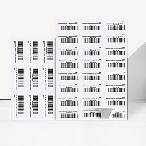 1" X 2-5/8" Address Labels 30 Per Sheet Sticker Paper for Laser and Inkjet Printers, 8.5"×11" White- 3000 Labels