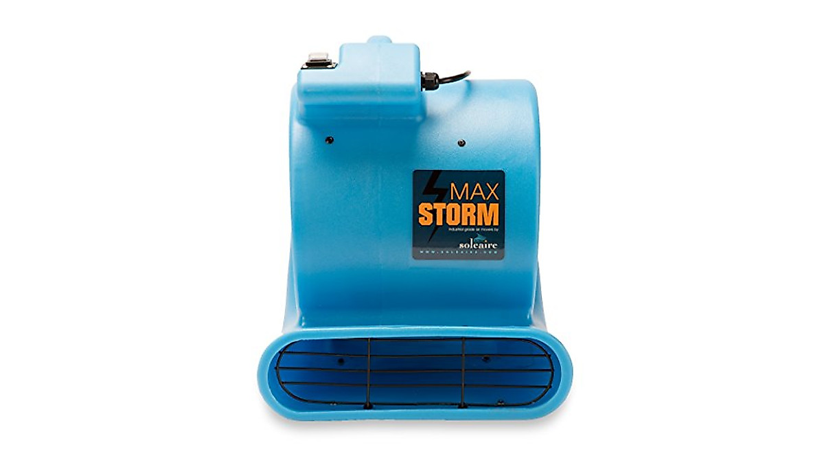 Soleaire Max Storm Air Mover: Fast & Durable Floor Fan