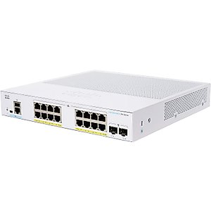 Cisco Business CBS350-16P-2G Managed Switch | 16 Port GE | PoE | 2x1G SFP | Limited Lifetime Protection (CBS350-16P-2G-NA)