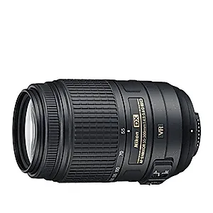 Nikon AF-S DX NIKKOR 55-300mm f/4.5-5.6G ED Vibration Reduction Zoom Lens with Auto Focus for Nikon DSLR Cameras