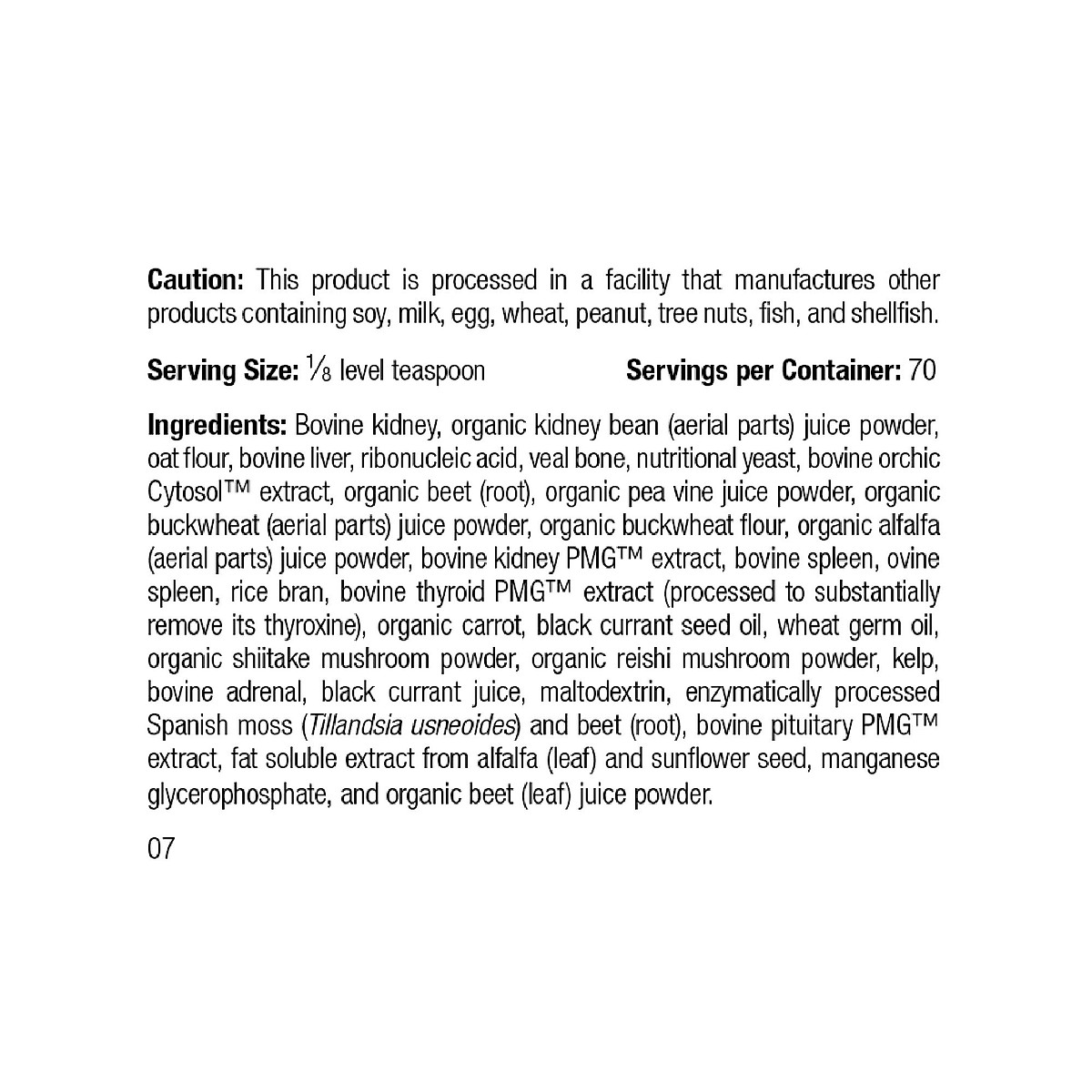 Standard Process Canine Enteric Support - Digestive System Support for Dogs - Nutritional Dog Supplement for Gut Health Support - Canine Supplement Formula to Aid Healthy Digestion - 30 g