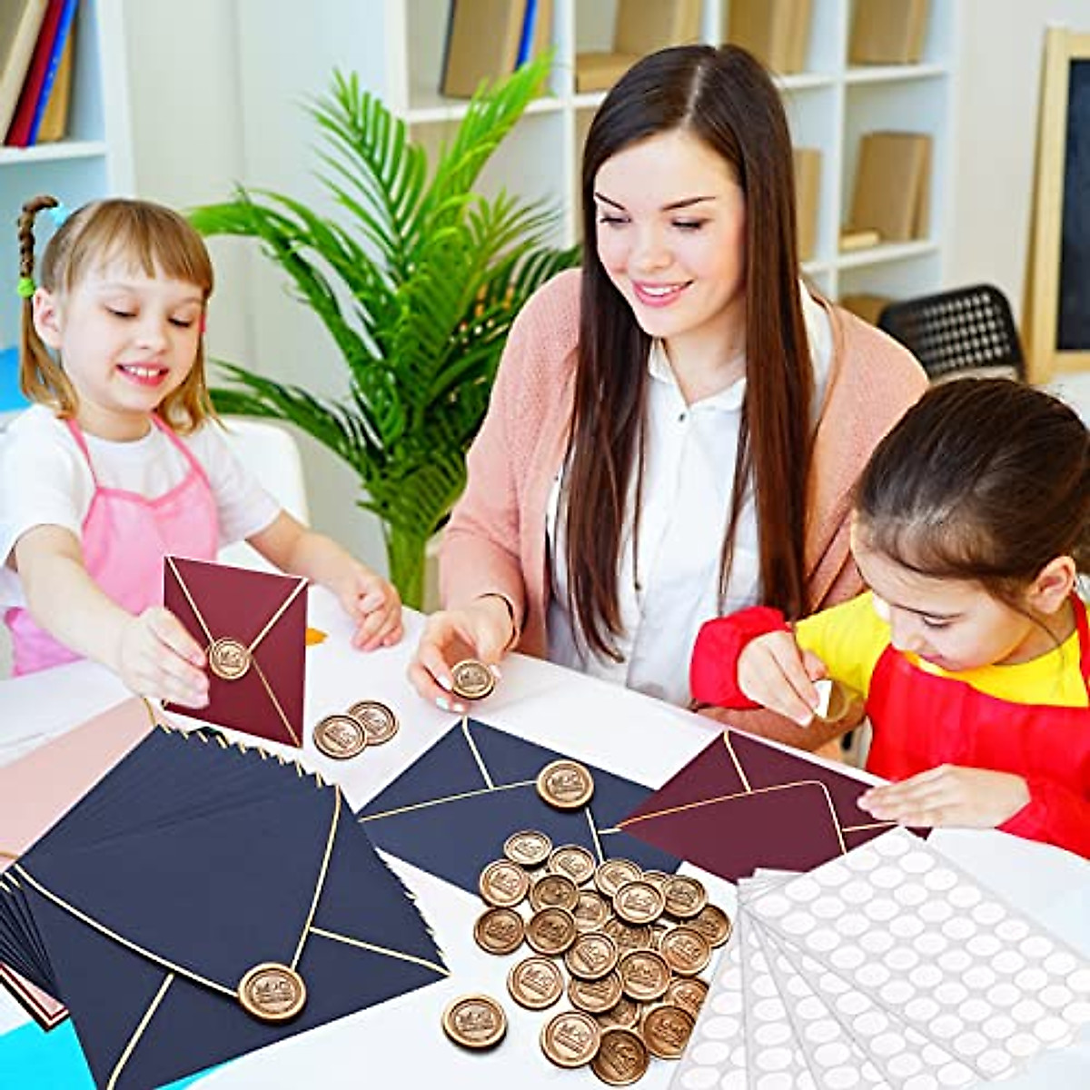 Palksky Adhesive Dots for Wax Seal, 250PCS Adhesive Wax Seal Backing for Wax Sealing, Transparent Removable Sticky Tack Putty for Wax Seal Stickers, Craft Adhesive Waxing(Diameter 1inch)